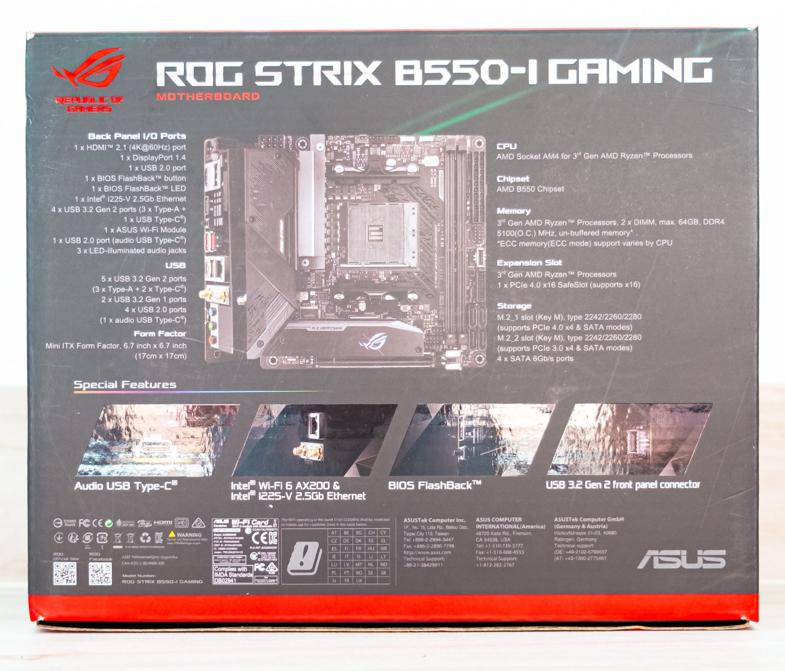 ASUS ROG STRIX B550-I Gaming - Review - Einfoldtech