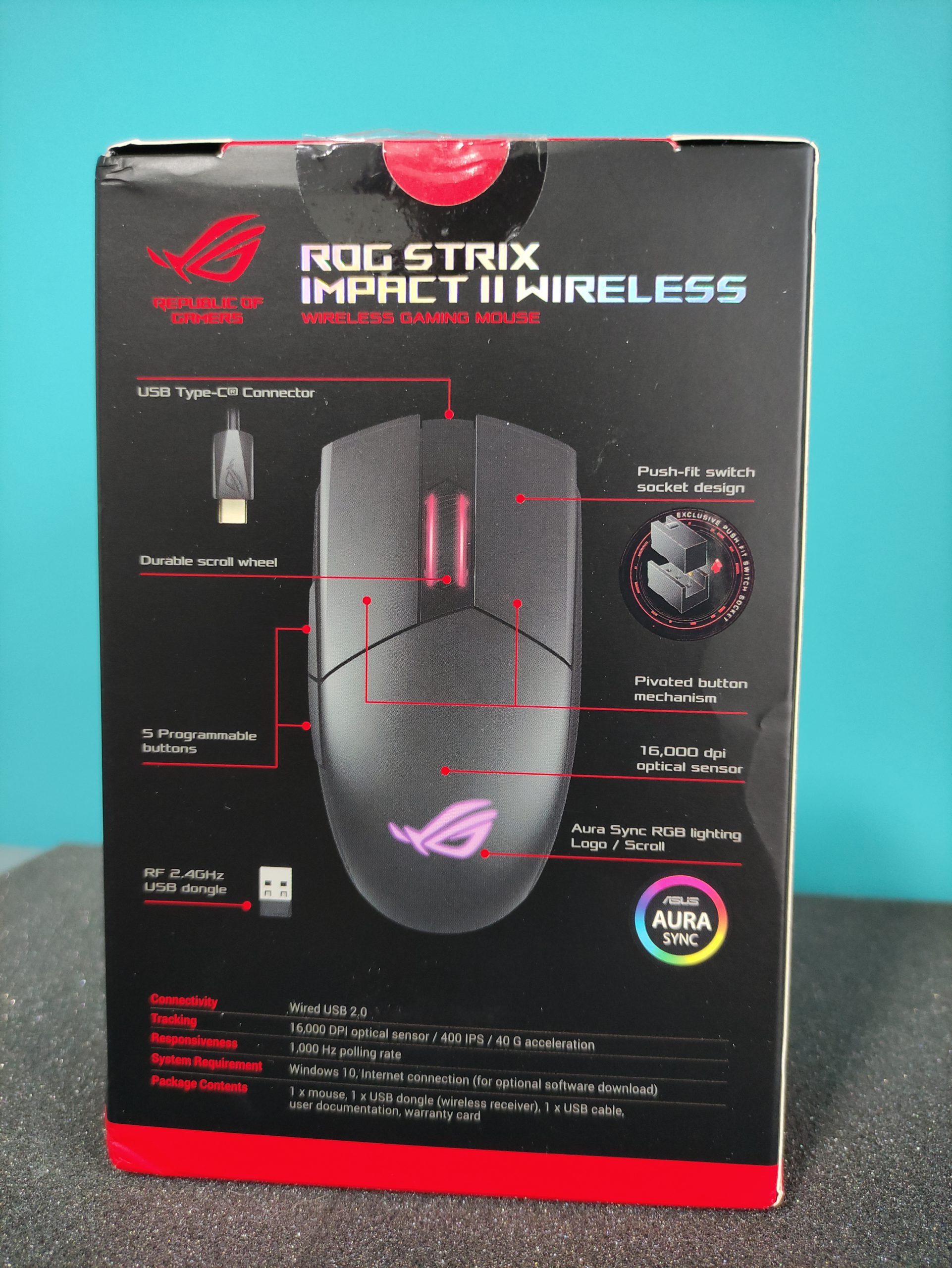 ROG Strix Impact II Wireless gaming mouse Review - Einfoldtech