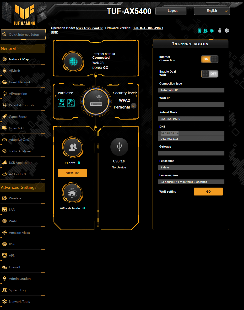 TUF Gaming AX5400 Router with AURA RGB lighting Review - Einfoldtech