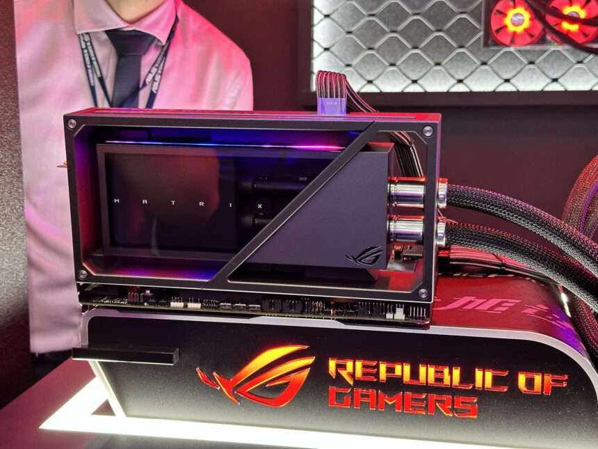 ASUS Republic of Gamers Unveils ROG Matrix GeForce RTX 4090 with Liquid ...