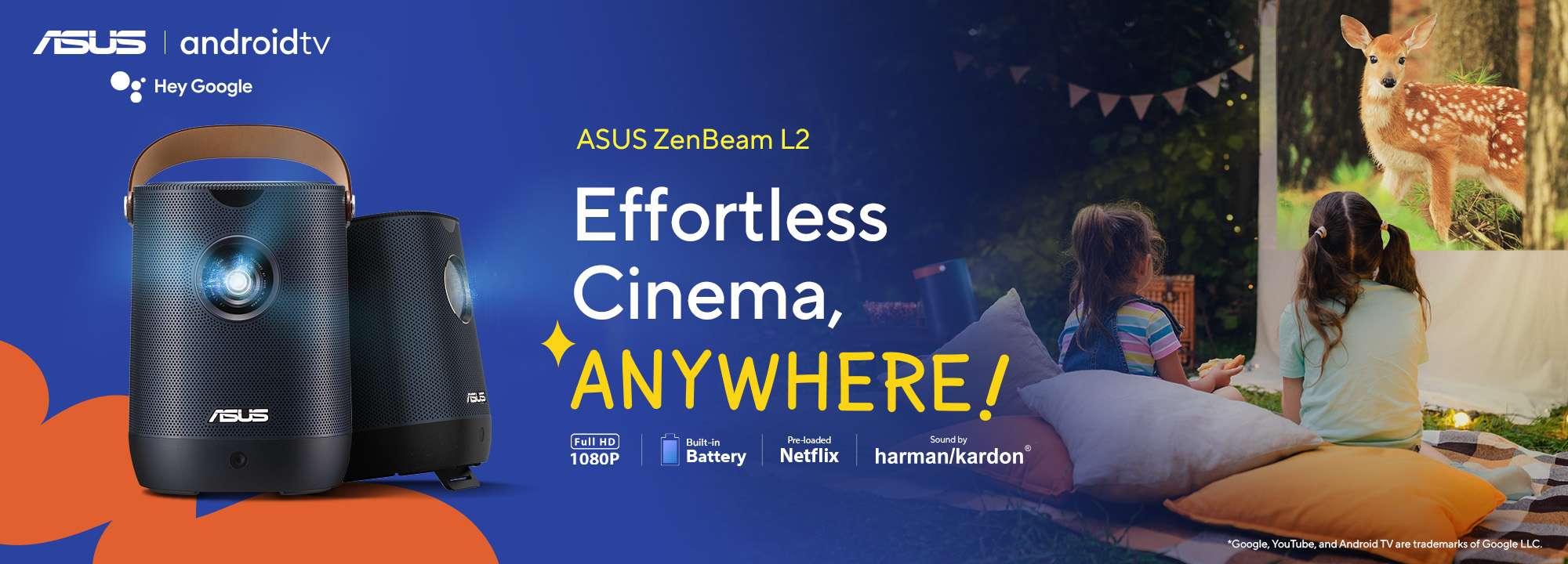 ASUS Announces ZenBeam L2 Smart Portable LED Projector - Einfoldtech