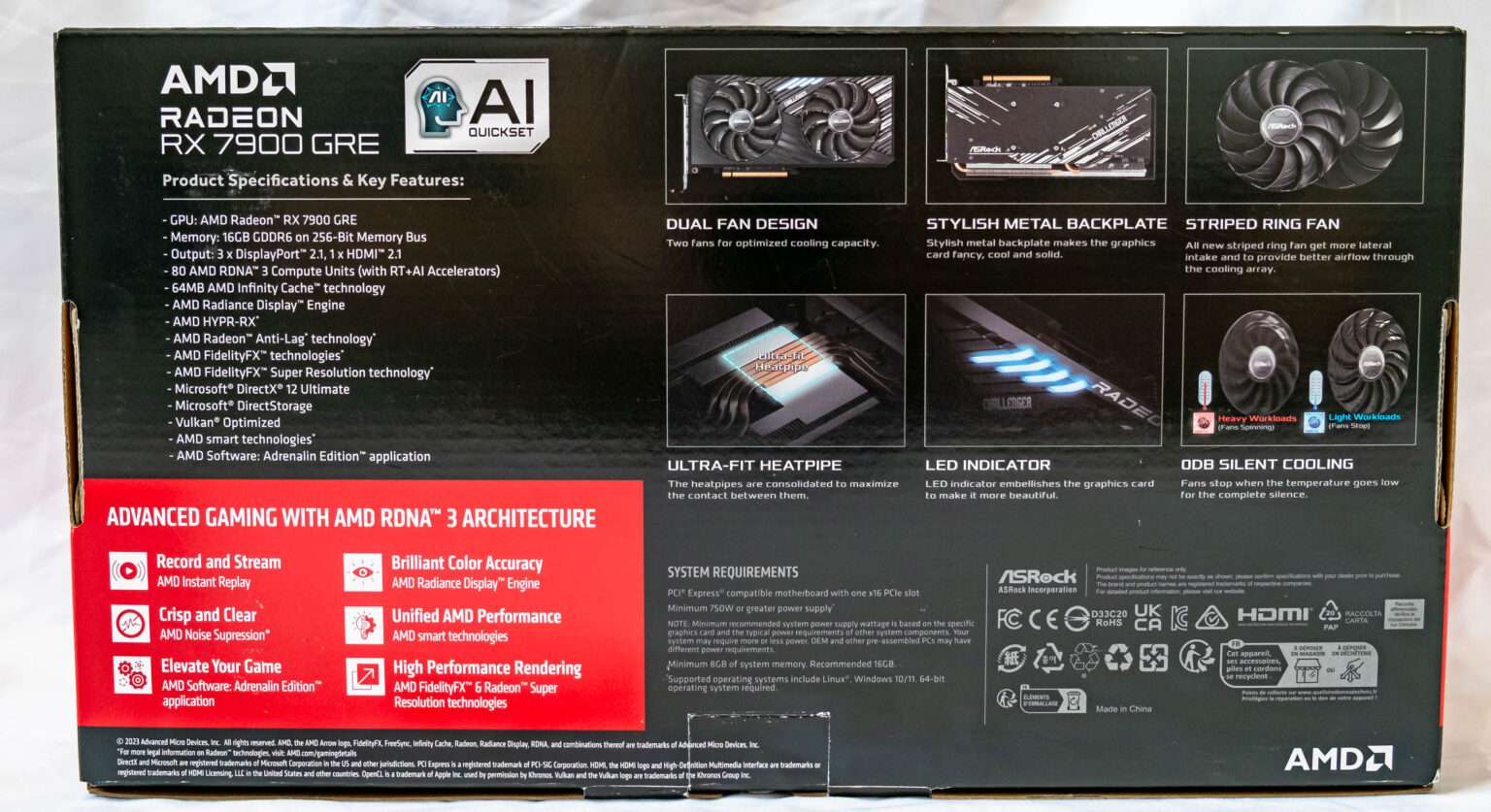 ASRock Radeon RX 7900 GRE Challenger 16GB OC - Review - Einfoldtech