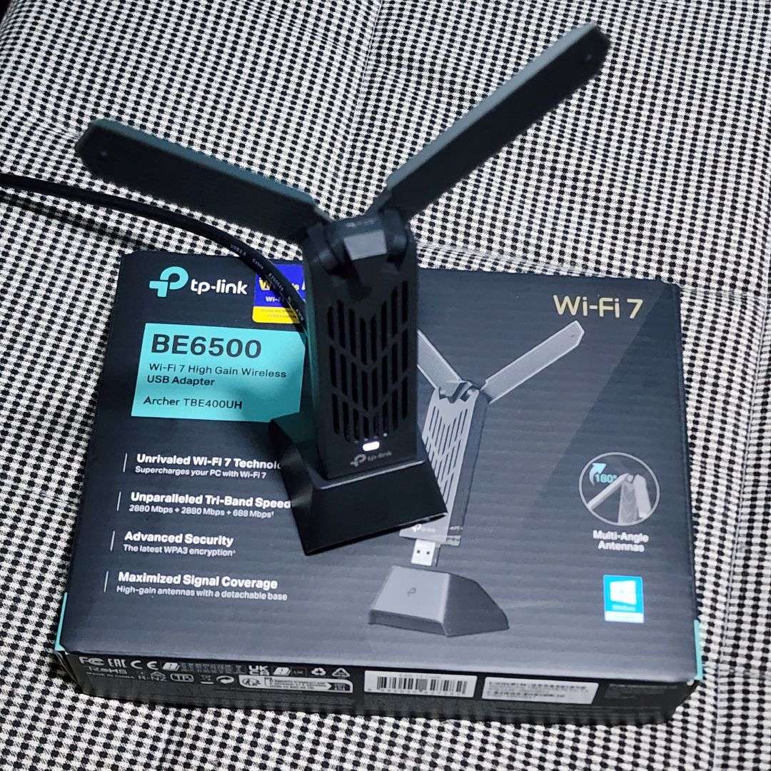 TP-Link Archer TBE400UH High Gain Wi-Fi 7 USB Adapter Review - Einfoldtech