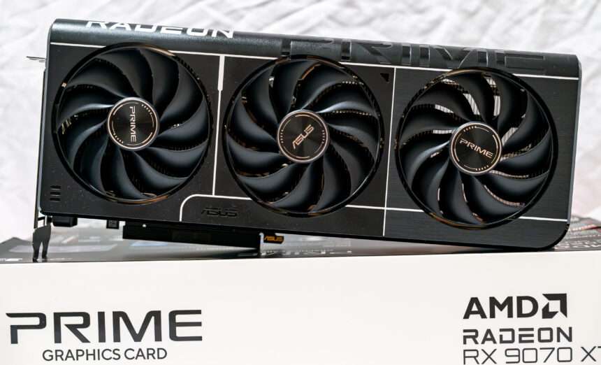 ASUS Prime Radeon RX 9070 XT OC - Review - Einfoldtech
